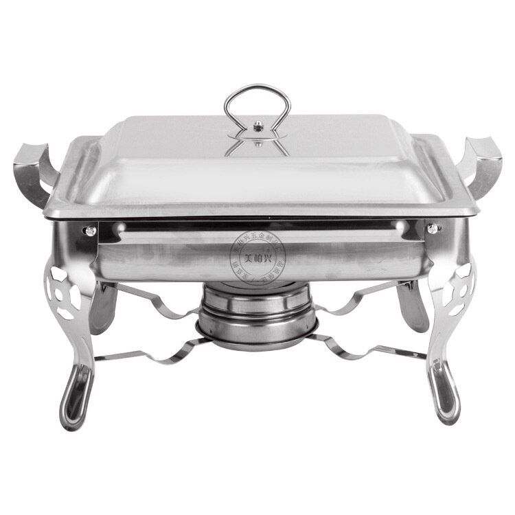1/2/4Packs 6L Stainless Steel Square Buffet Stove ... – Grandado