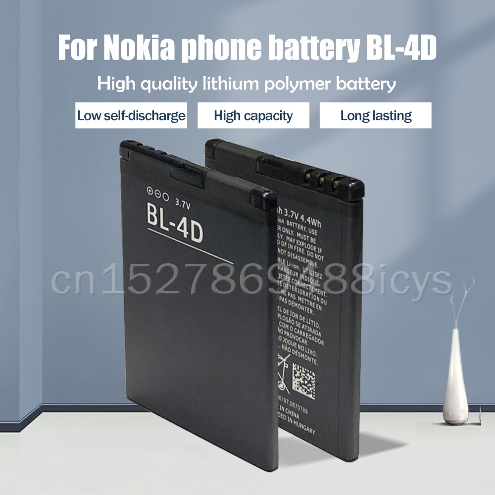 1Pcs 1200Mah BL-4D BL4D Bl 4D Telefoon Batterij Vo... – Vicedeal