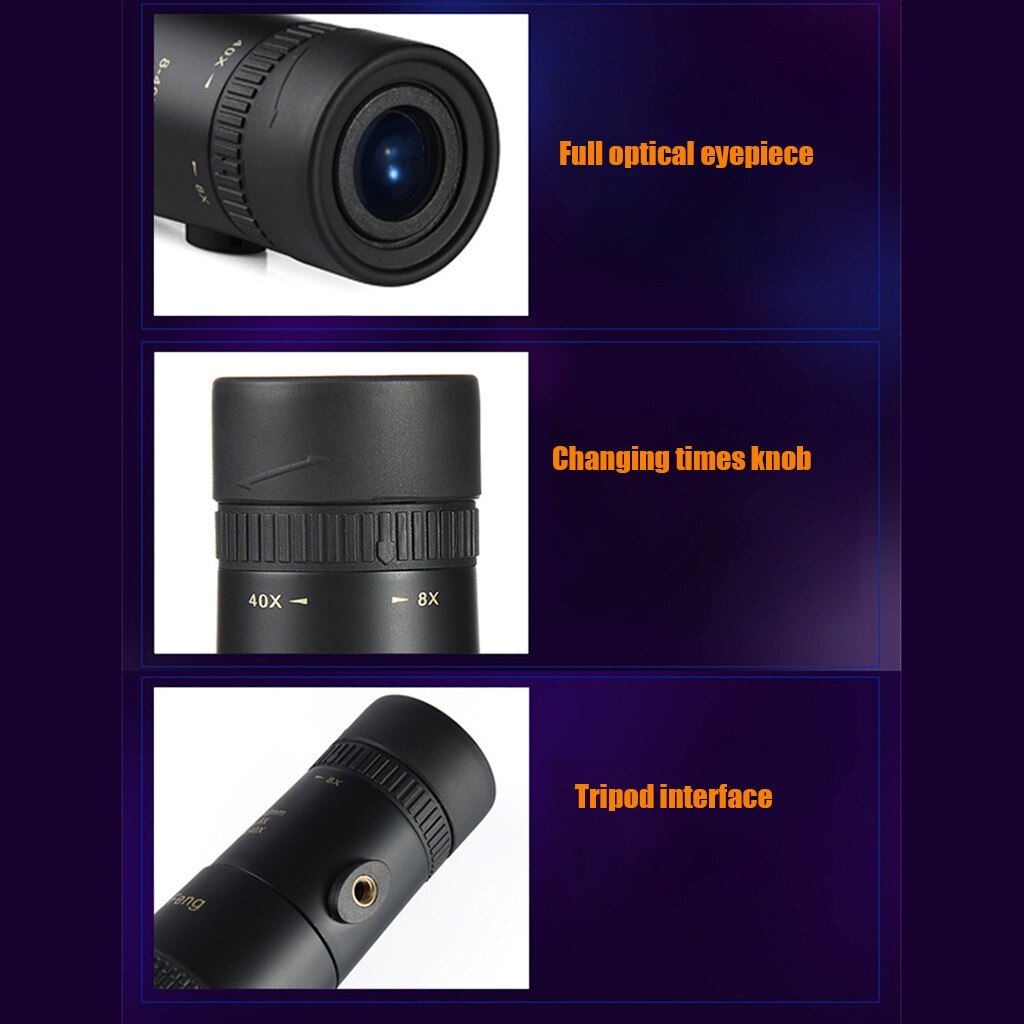 40# Maifeng 8-40x40 Monocular Telescope Compact Re... – Vicedeal