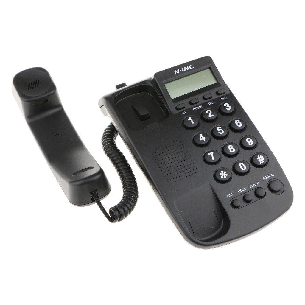 Landline-Corded Phone Home Telephone Desk Mountabl... – Grandado