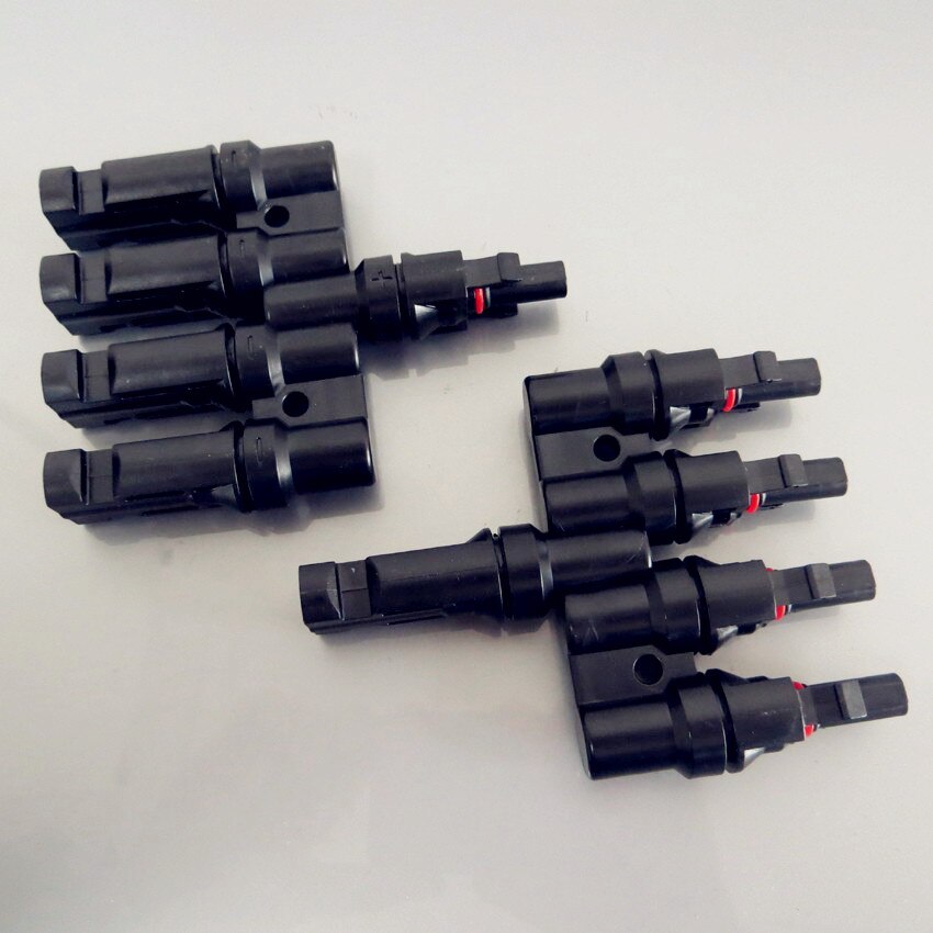 1Pairs x MC4 4T Connector male and female, MC4 4 B... – Vicedeal