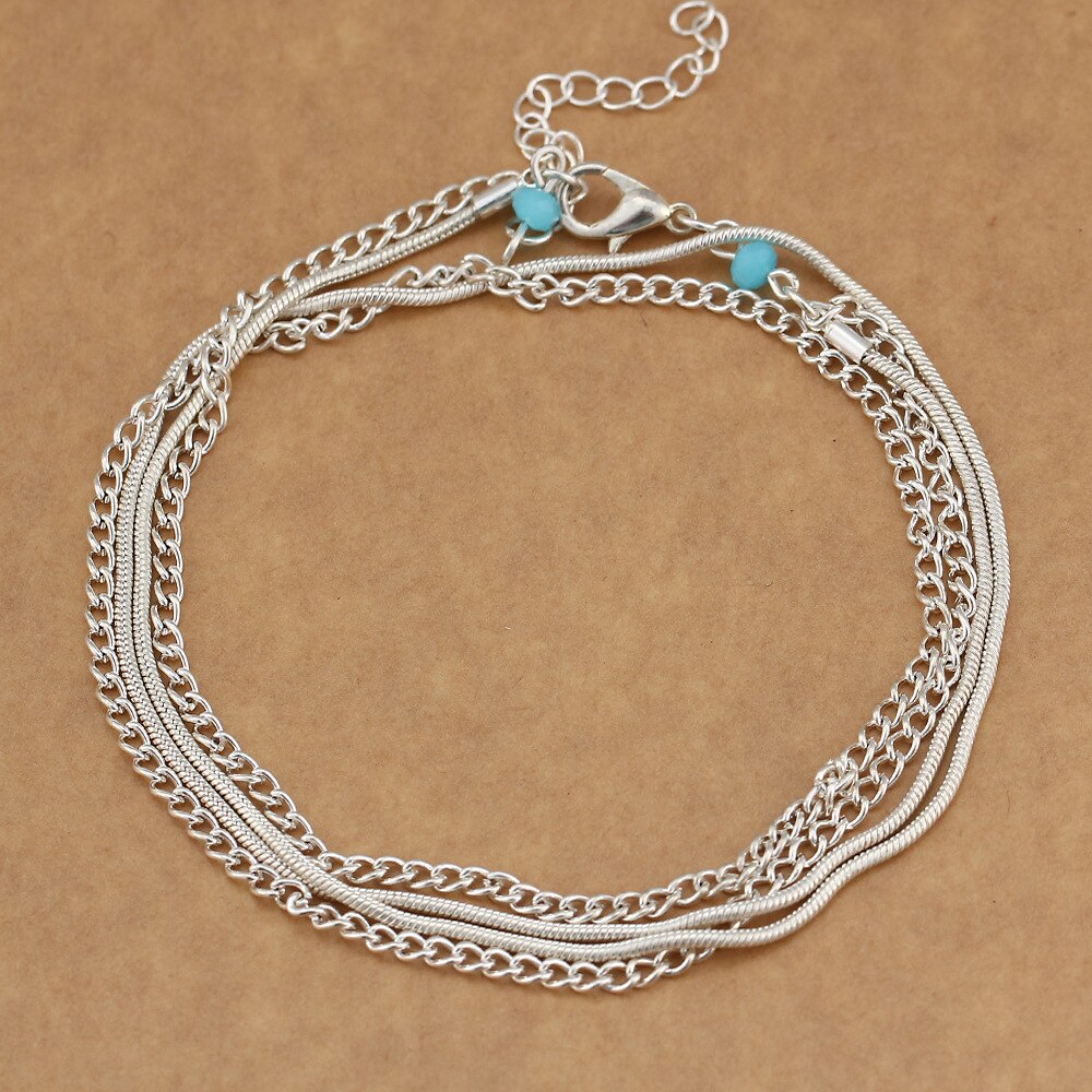 Multi Layer Leg Bracelet Anklet F Summer Yoga Beac... – Grandado