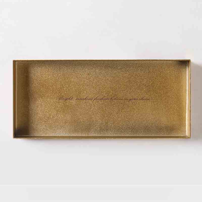 Rectangle Metal Office Storage Plate Minimalist Ch... – Grandado