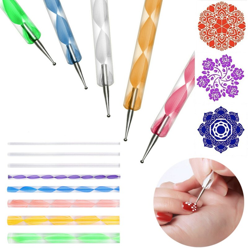 16 ceramic Mandala painting tools dot stone sculpt... – Vicedeal