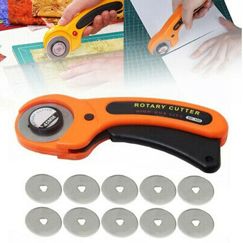 45mm Round Wheel Rotary Cutter Quilting Sewing Rol... – Vicedeal