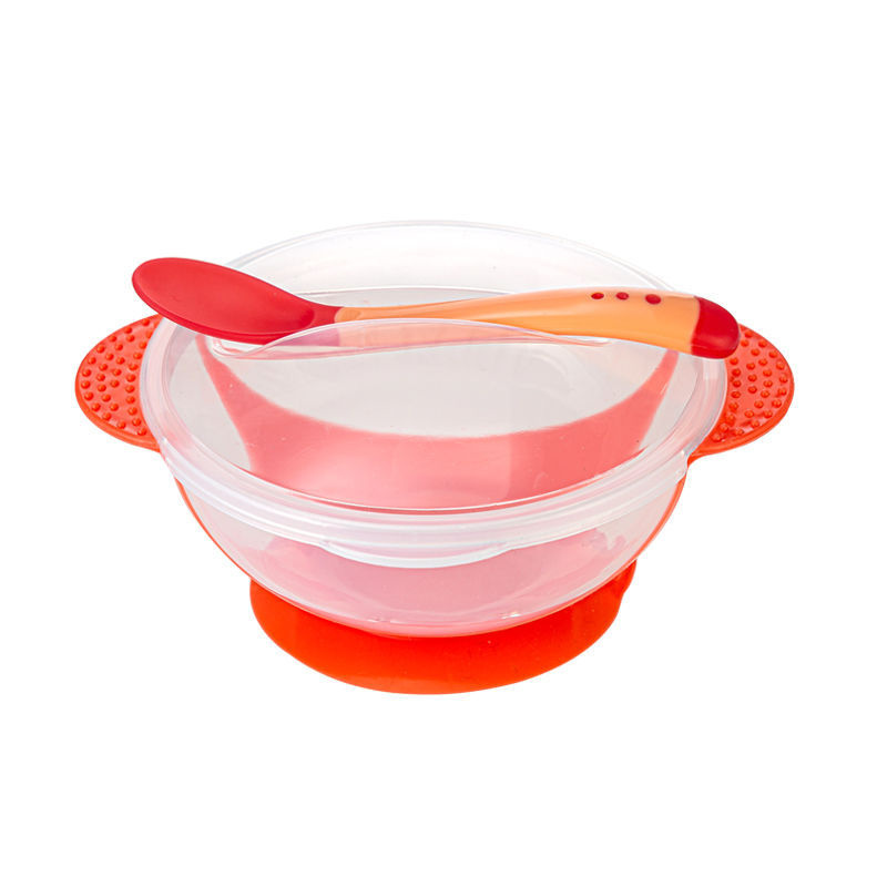 Temperatuur Sensing Babyvoeding Kom Set Met Anti-S... – Vicedeal