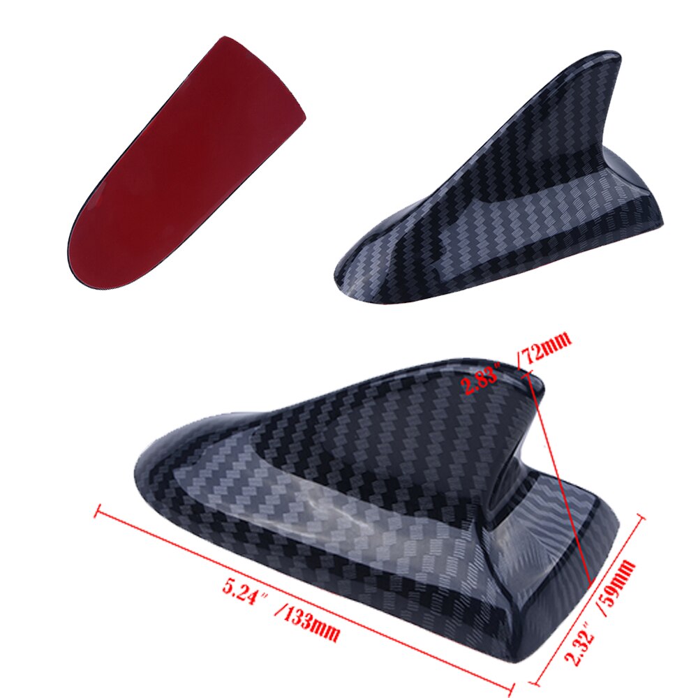 Decorative Shark Fin Antenna,Carbon Fiber Look,Uni... – Grandado