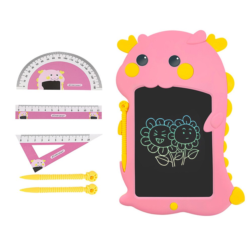 Dinosaur LCD Writing Tablet With ruler pen Digital... – Grandado