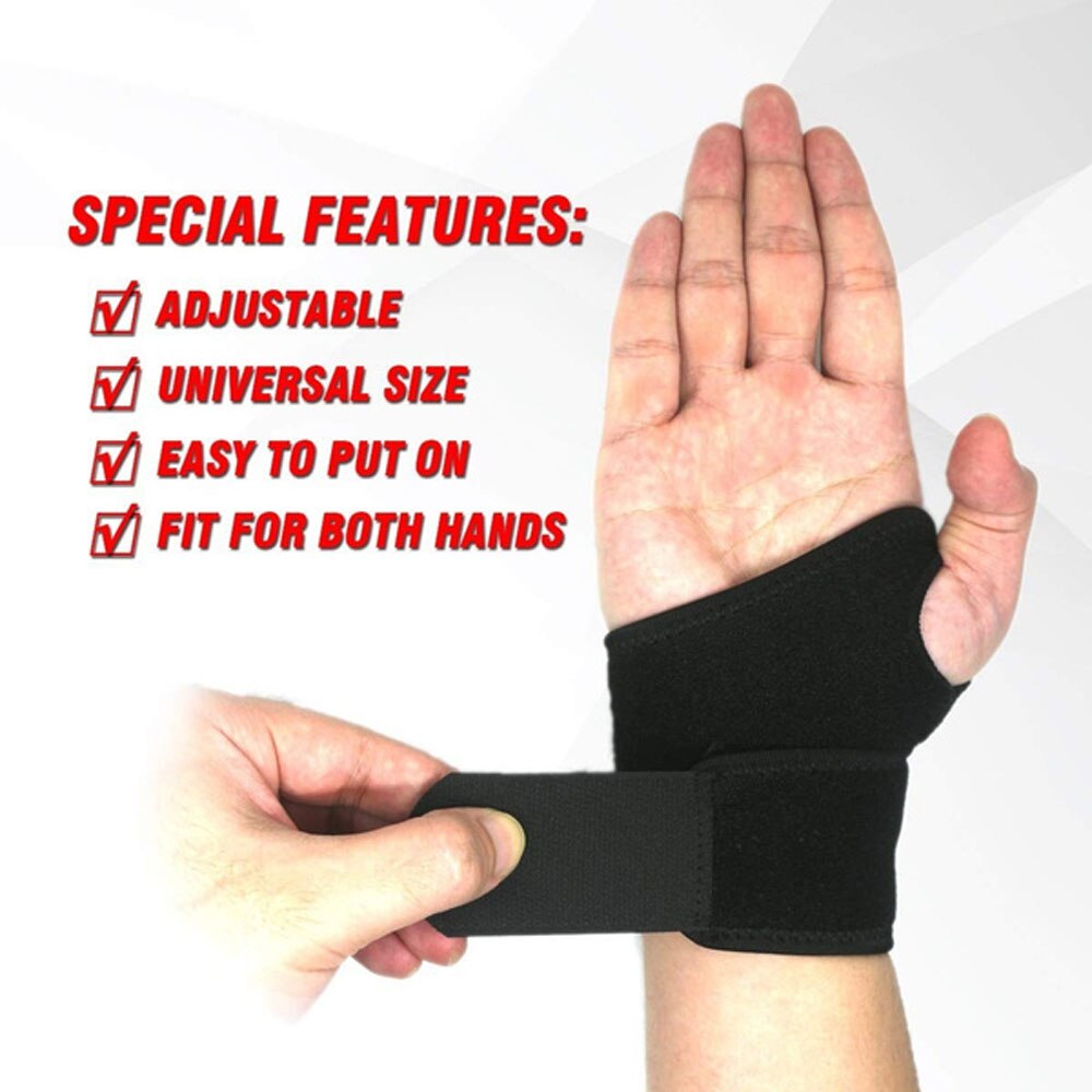 Carpal Tunnel Wrist Brace Adjustable Wrist Support... – Grandado