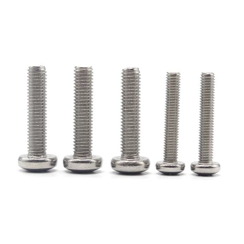 Stainless steel screw half round head cross recess... – Vicedeal