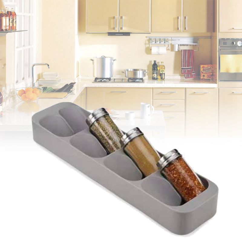 8 Grid Spice Storage Rack Kitchen Sauce Bottle Hol... – Vicedeal