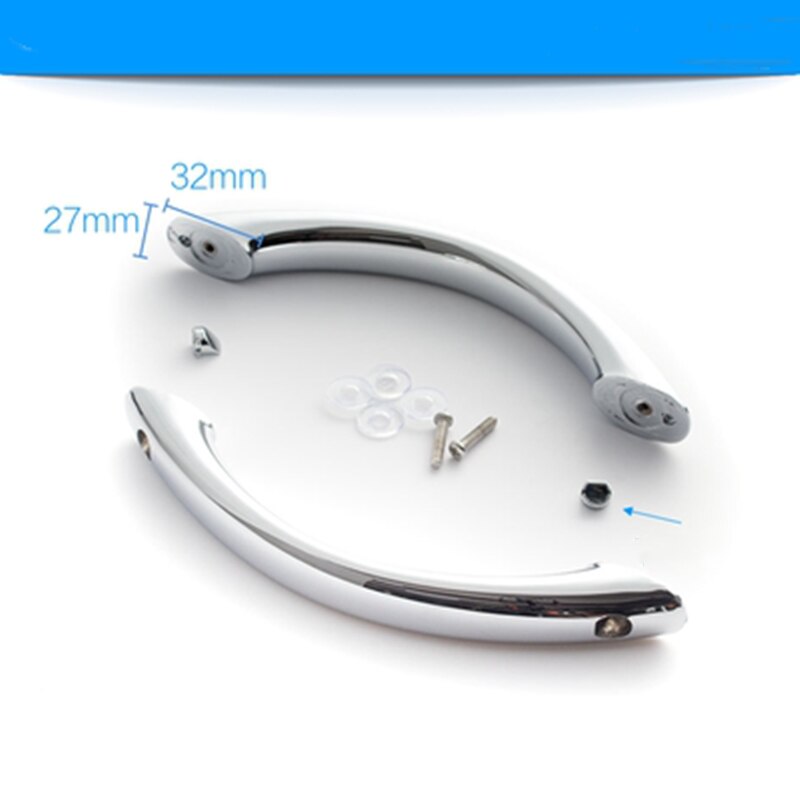 Shower room toilet push pull glass door push handl... – Grandado