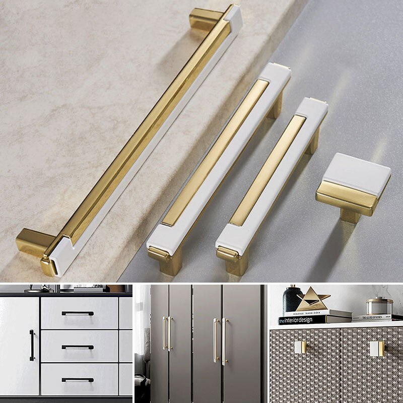 Two-Color Cabinet Knobs Kitchen Handle Modern Draw... – Vicedeal