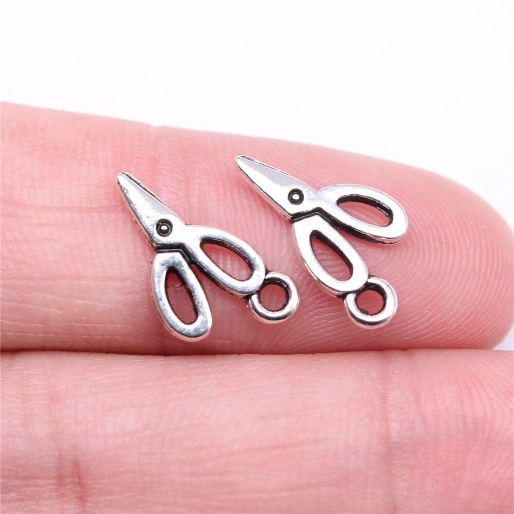 WYSIWYG 40pcs Charms 16x8mm Scissors Charms For Je... – Grandado