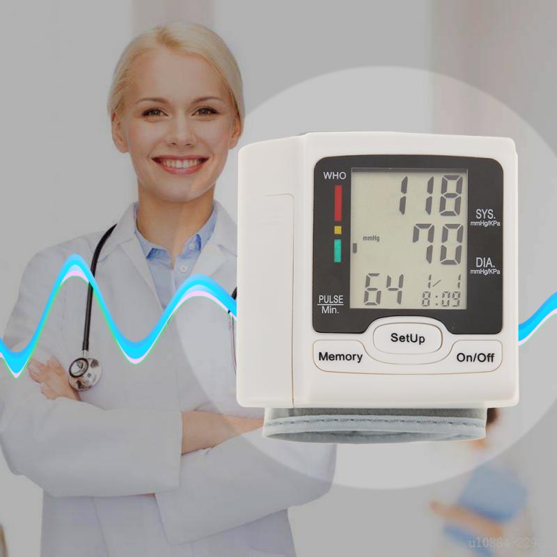 Automatic Blood Pressure Monitor Digital Wrist Ton... – Grandado