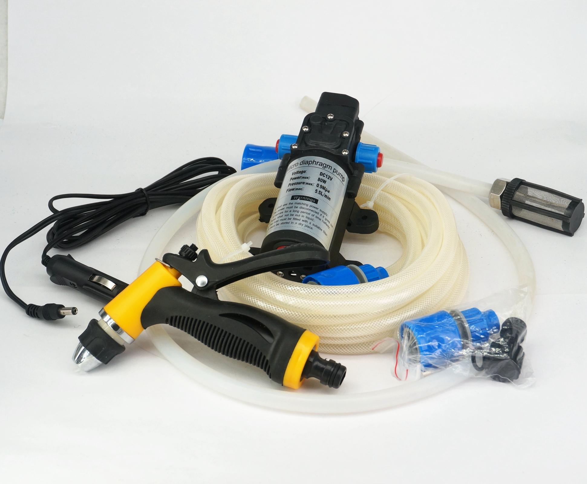 DC 12V 80W Portable Electric Car Cleaner Washing T... – Grandado
