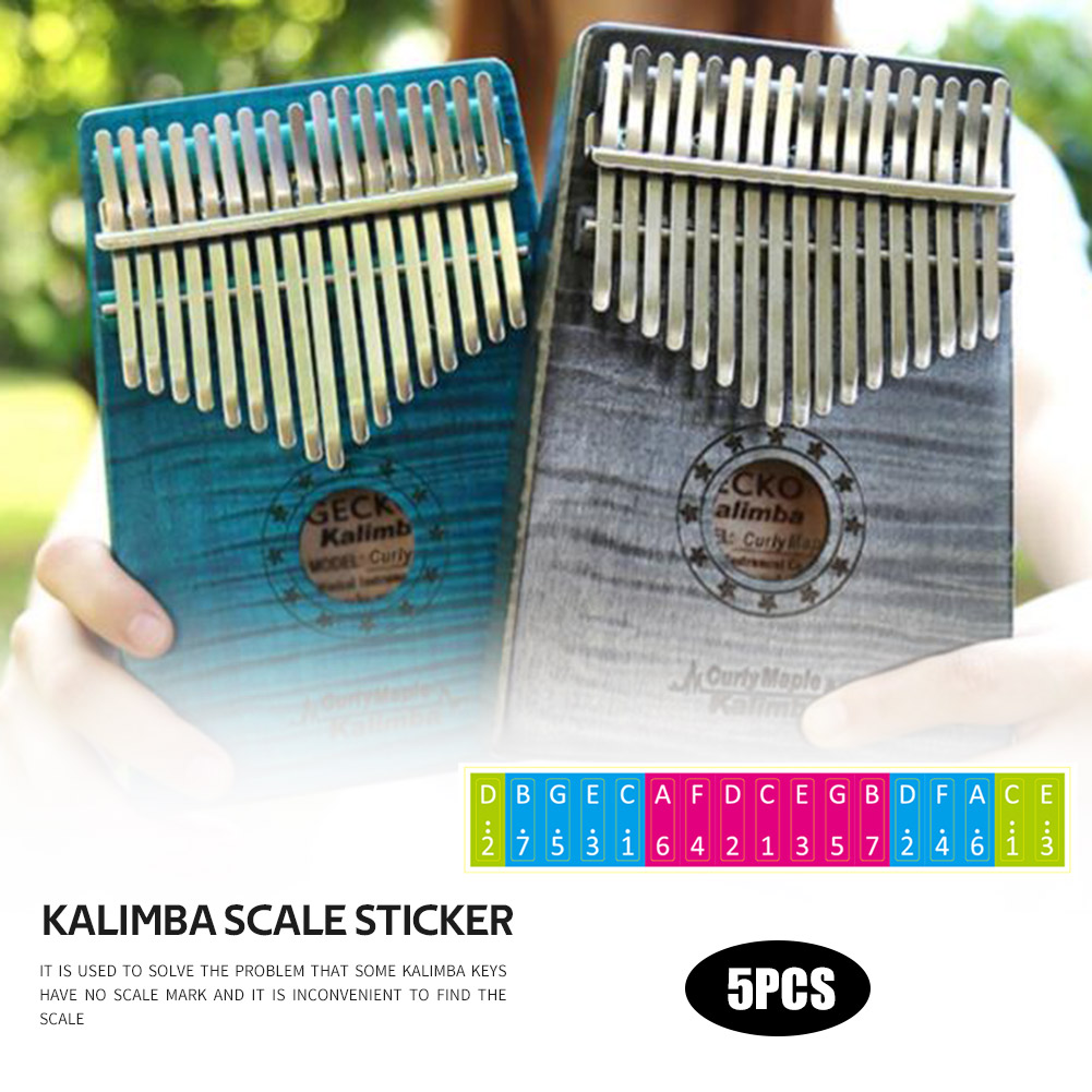 Musical Instrument Kalimba Scale Sticker Thumb Fin... – Grandado