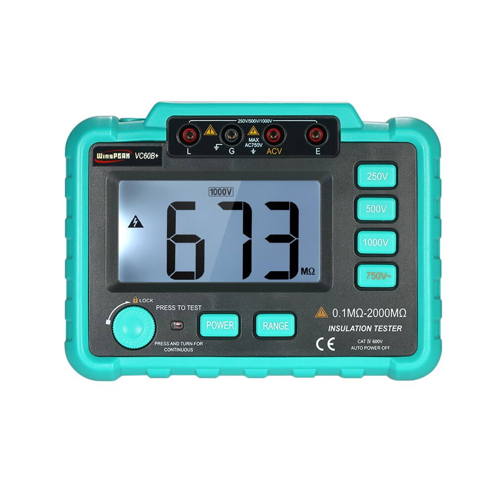 Digital Insulation Resistance Tester Megohm Meter ... – Grandado