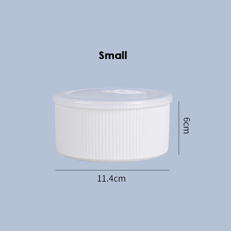 Nordic Round Ceramic Bowls with Sealed Vented Lid ... – Grandado