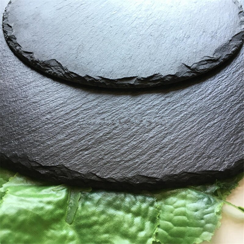 Western Round Natural Steak Plates Slate Dinner Pl... – Grandado