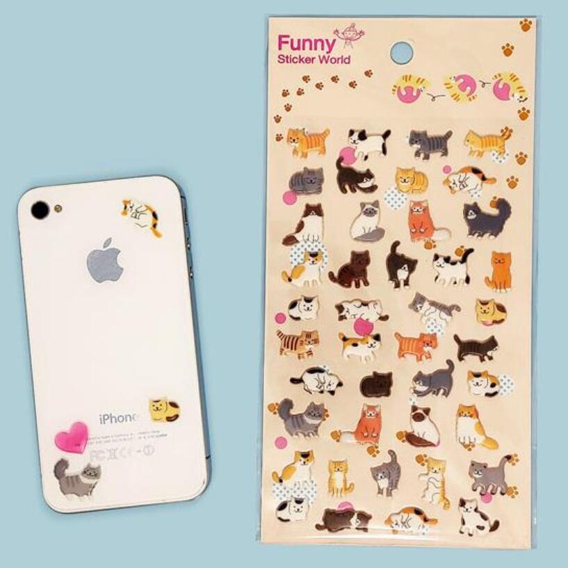 Koreaanse Import Grappige Kawaii Luie Kat 3D Decor... – Vicedeal