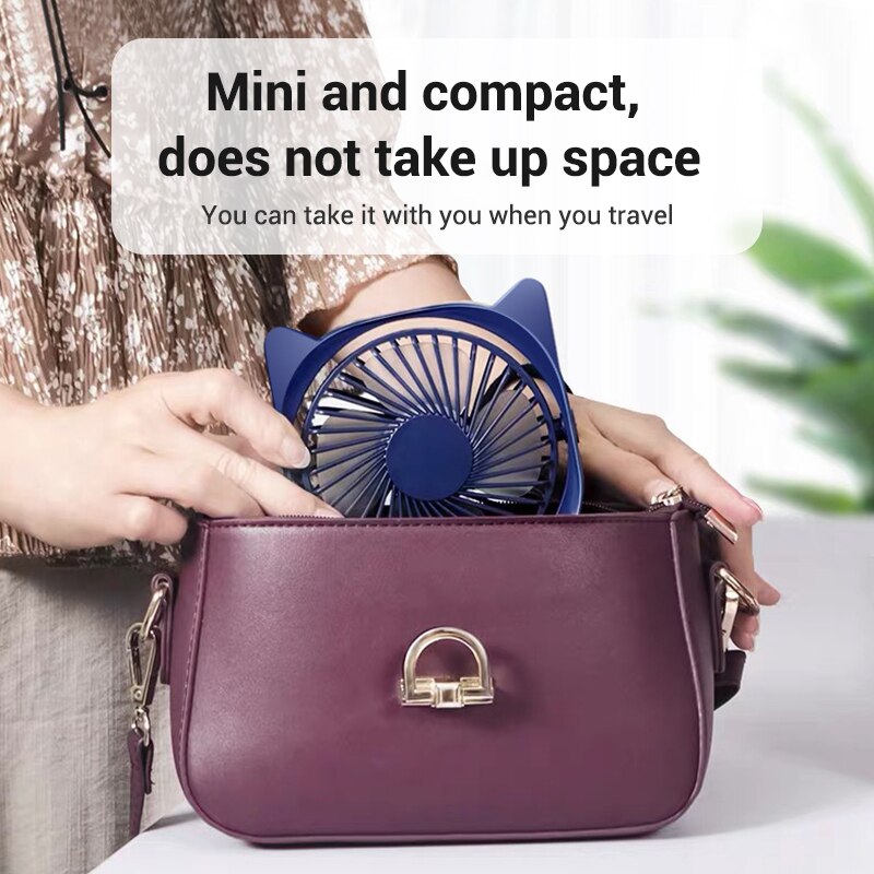 High Desktop Mini Fan USB Portable Cute Shaped Mut... – Grandado