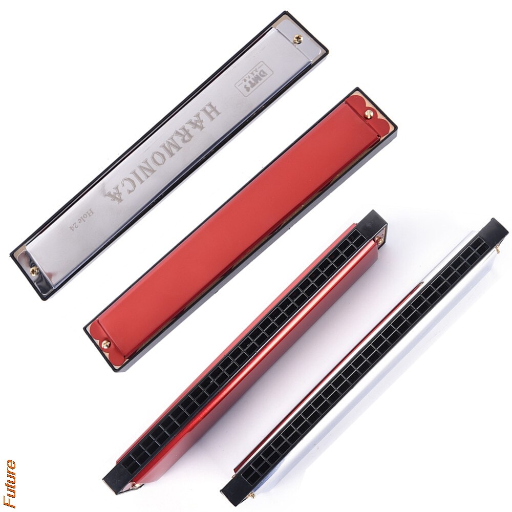IRIN 24 Hole C Key Playing Key Harmonica Tremolo T... – Grandado