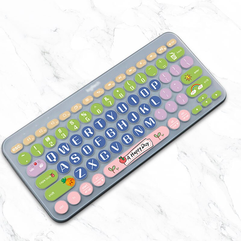 Wireless Keyboard Cover Voor Engels Logitech K380 ... – Vicedeal