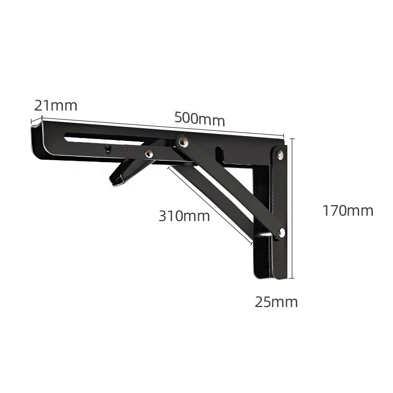 2PCS, 8-20Inch Black Triangle Folding Angle Bracke... – Vicedeal