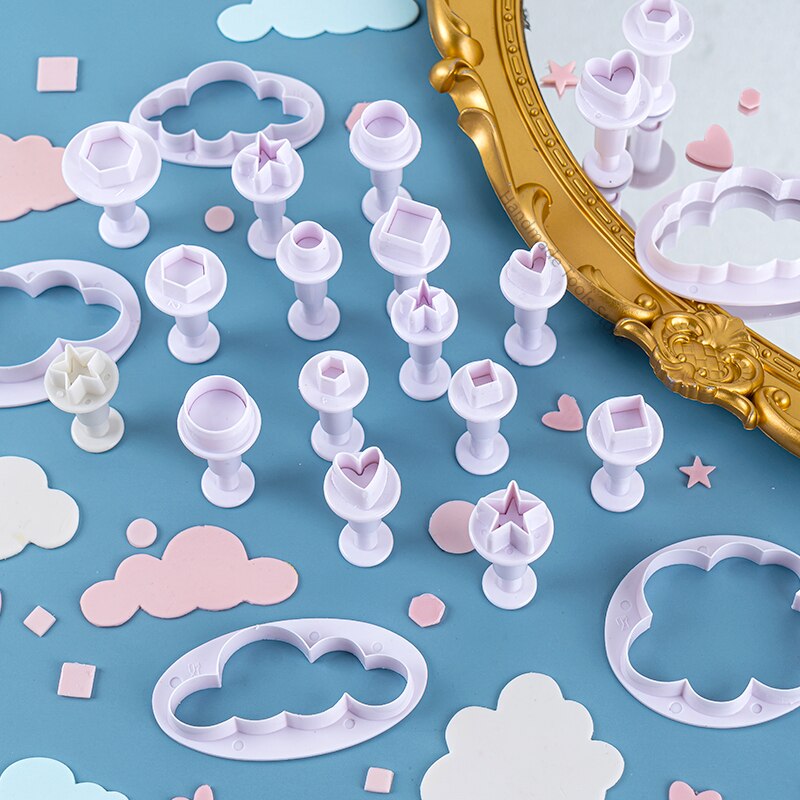 Polymer Clay Cloud Mold Heart Star Shape Printing ... – Vicedeal