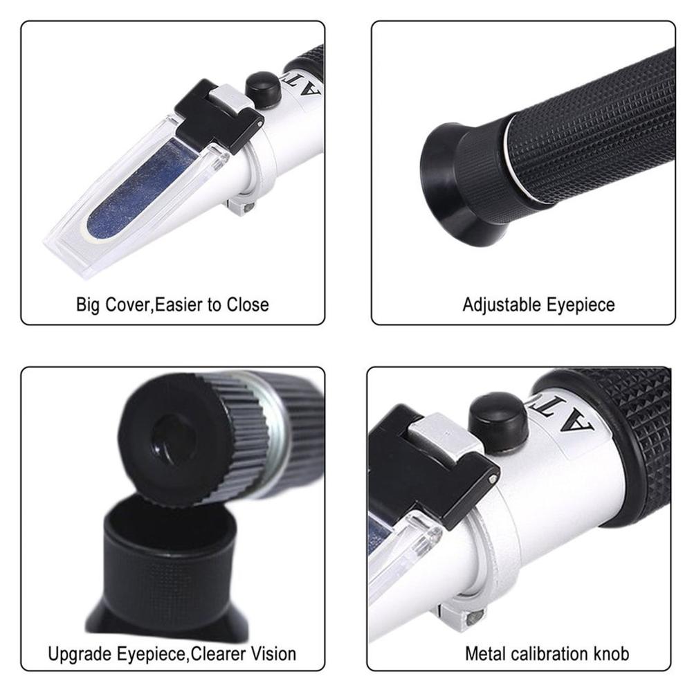 Handheld Dual Scale Sea Water Salinity Refractomet... – Grandado