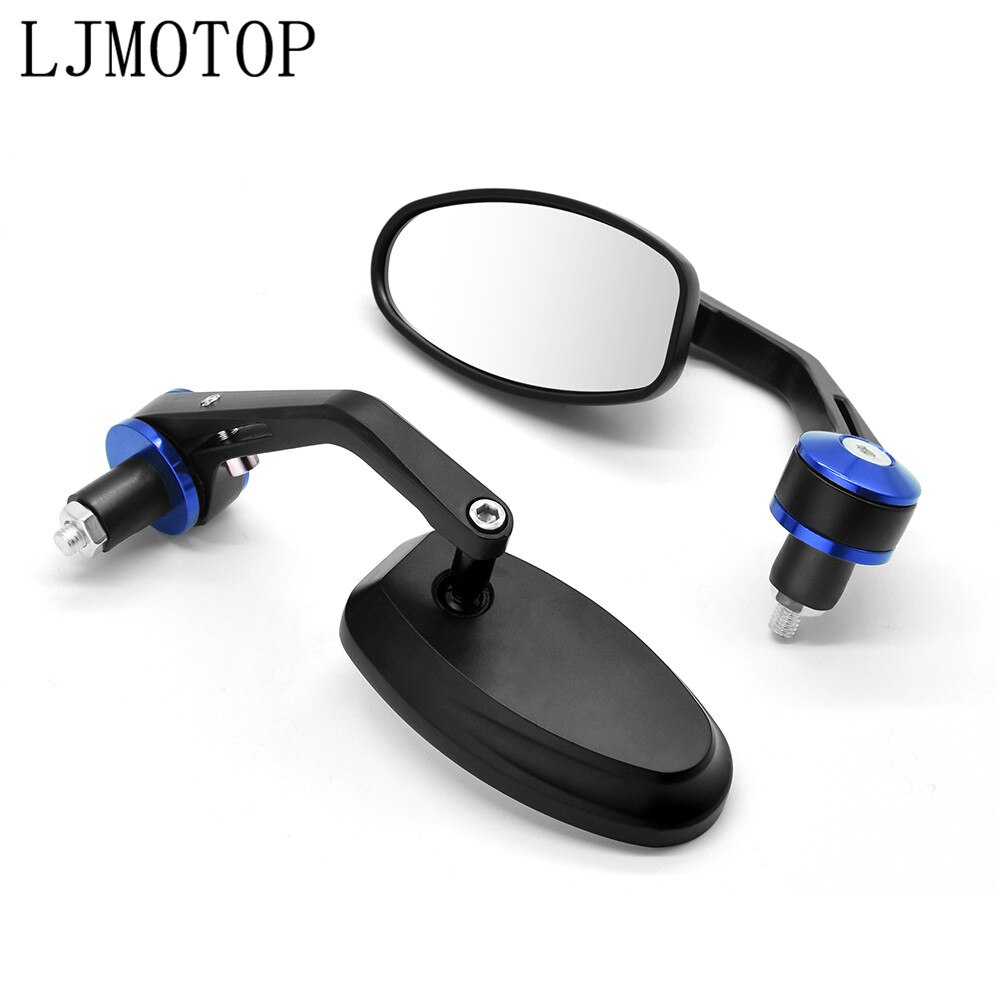 CNC Motorcycle Mirror 7/8" Handle Bar End Aluminum... – Grandado