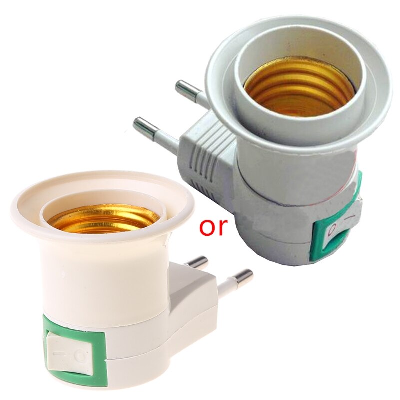Enchufe hembra E27 a Adaptador de enchufe de la UE... – Grandado