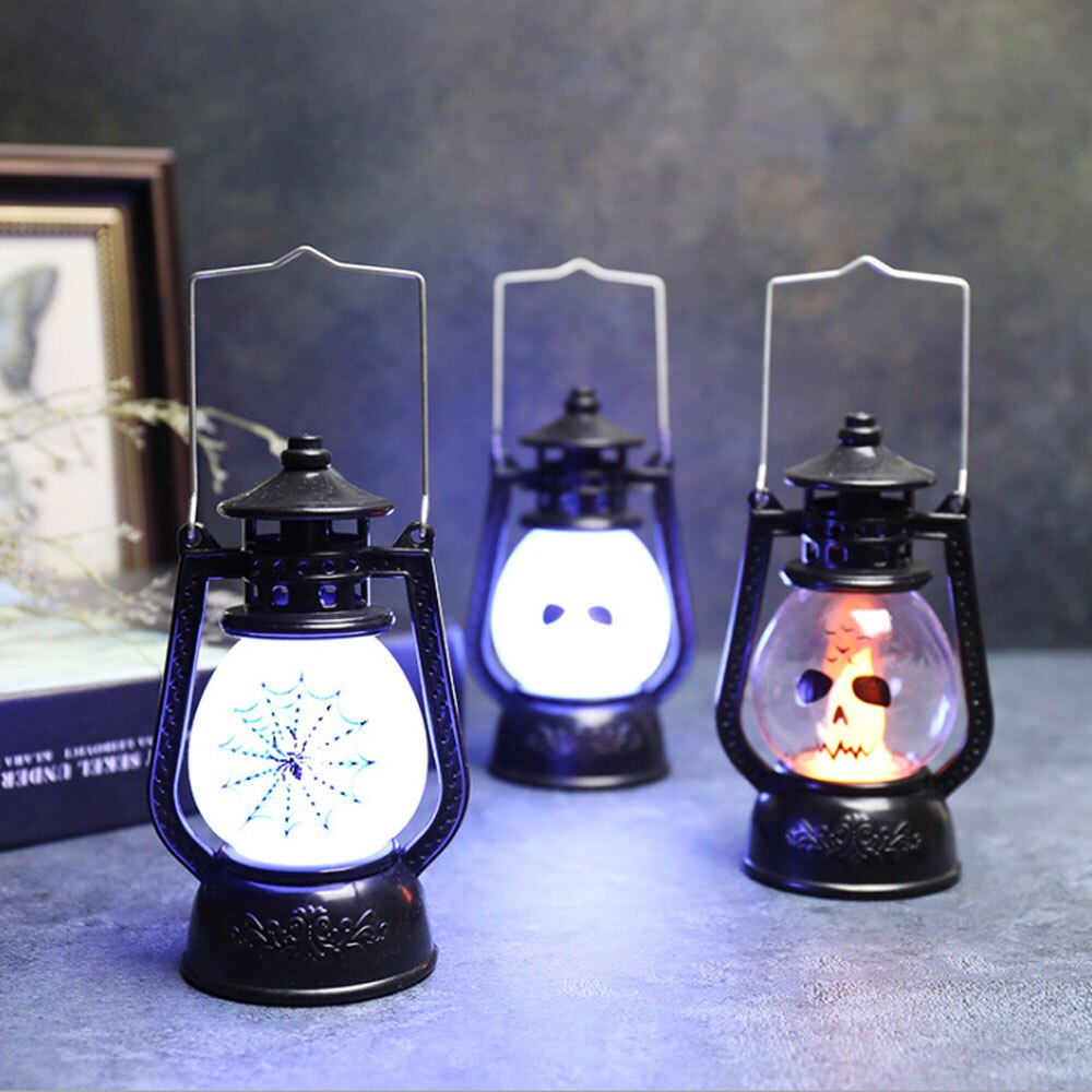 Skull Spider LED Witch Light Retro Style Castle Ha... – Grandado