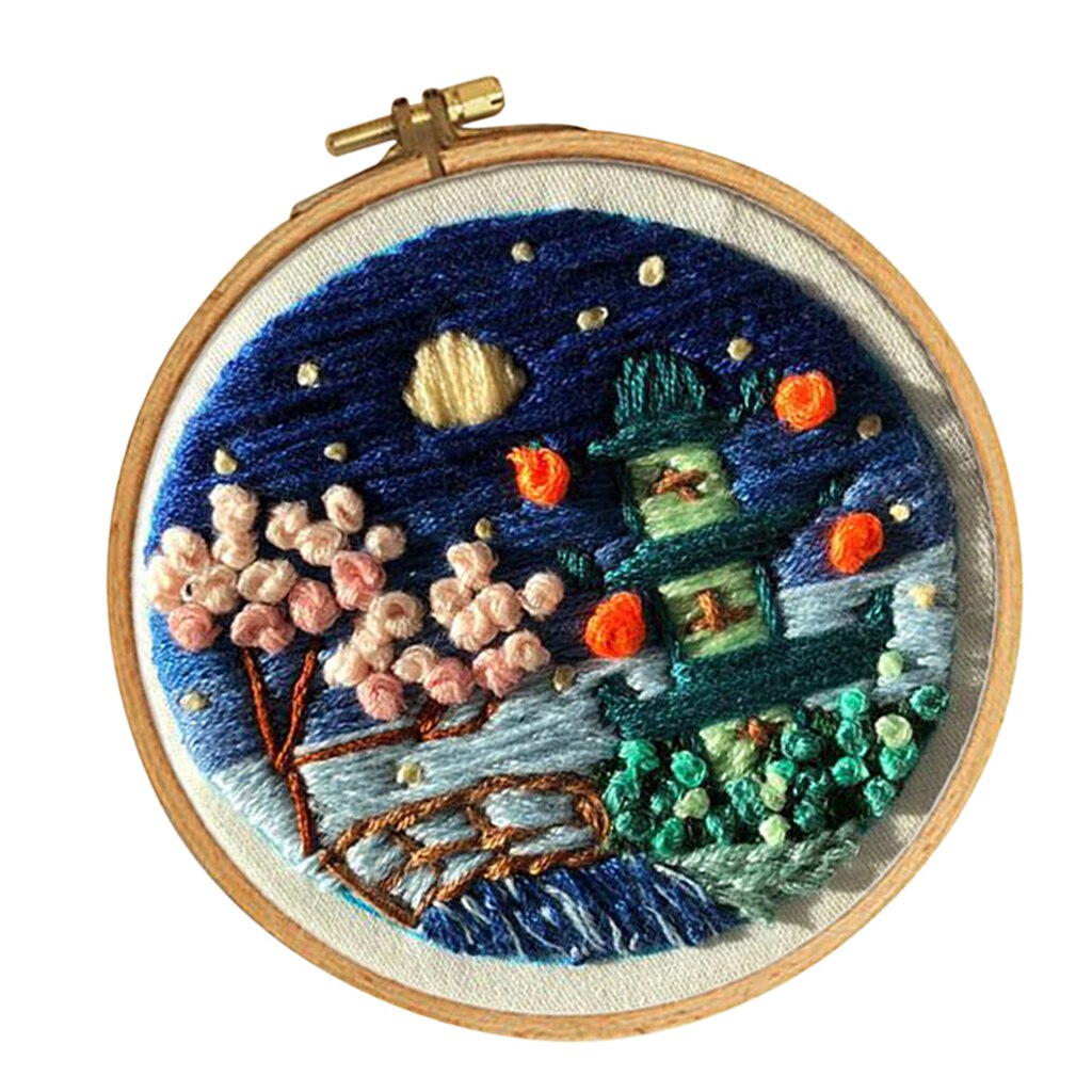 Modern Starry Sky Hand Embroidery Sampler Kit for ... – Vicedeal