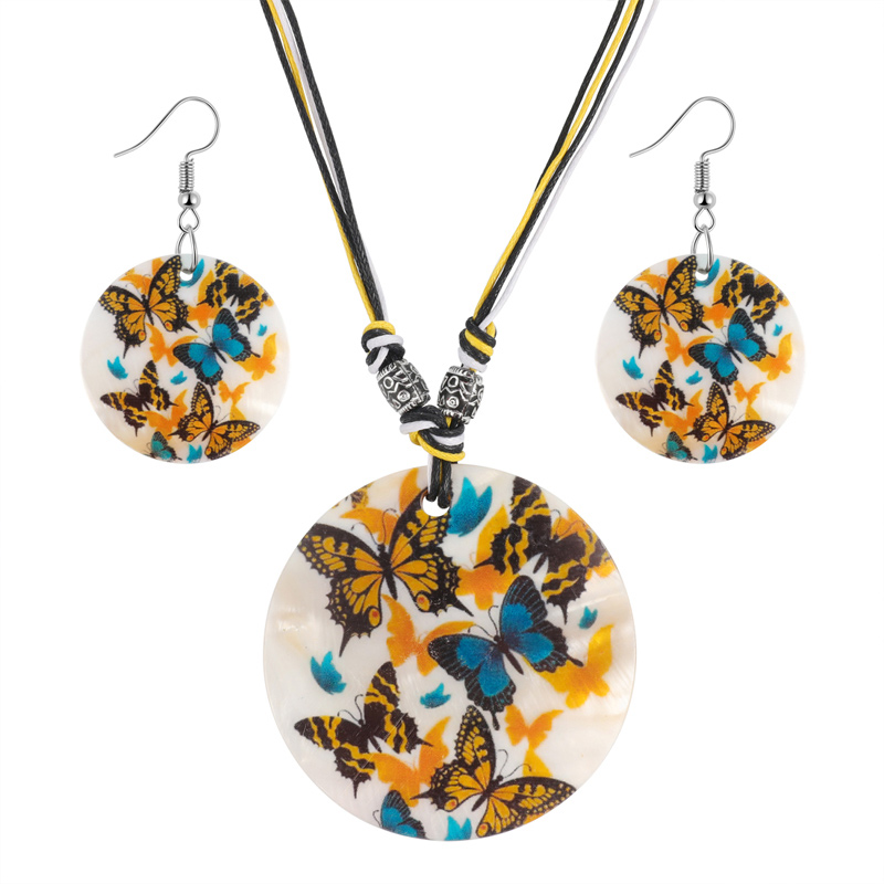 Elegante Vintage Shell Sieraden Set Hanger Ketting... – Grandado