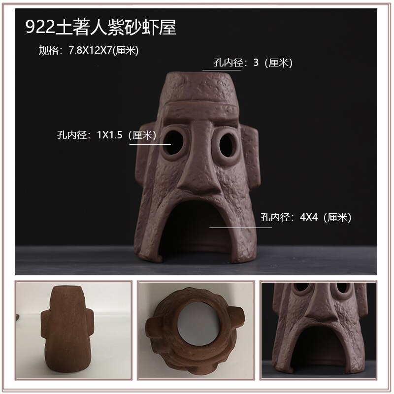 Aquarium Mini Ceramic Tank Fish Shrimp House Nest ... – Vicedeal