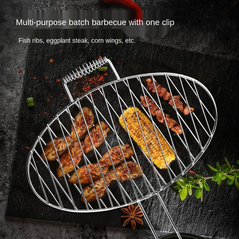 Grilled Fish Clip Stainless Steel Grilled Fish Rac... – Grandado