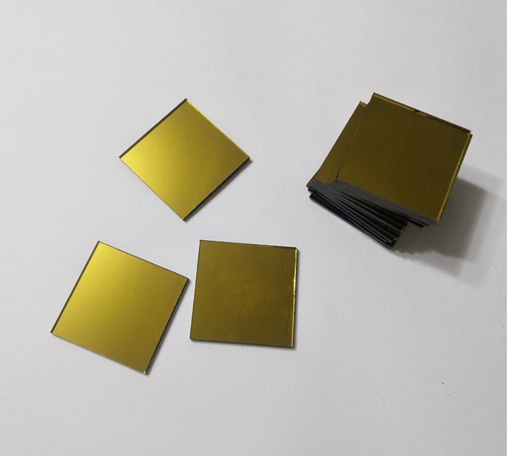 30 Pieces Square Mosaic Mirror Tiles,DIY Square Mi... – Grandado