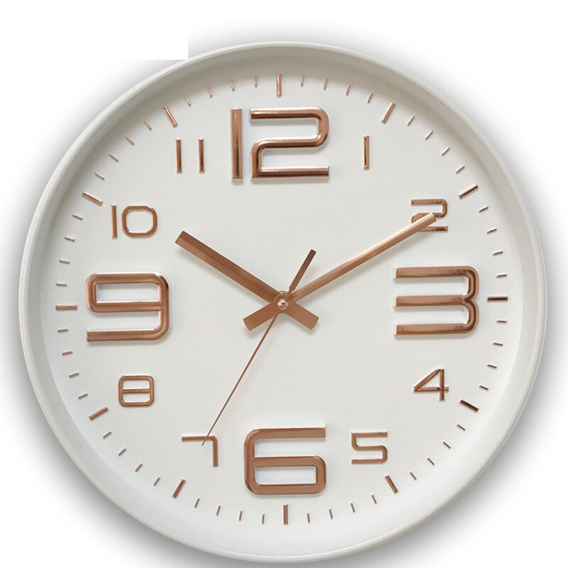 Brief Mute Modern Large Wall Clock Clocks for Home... – Grandado