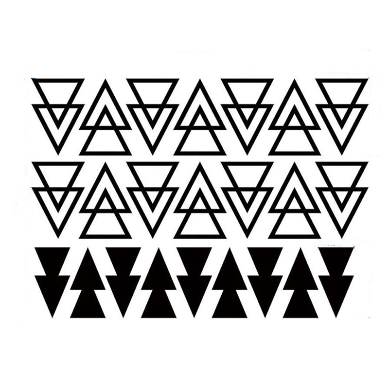 Baby Room Little Triangles Wall Sticker For Kids R... – Grandado
