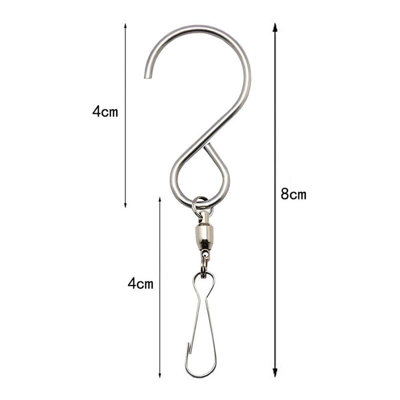 Stainless steel Spinning S-Hooks For LED Solar Col... – Grandado