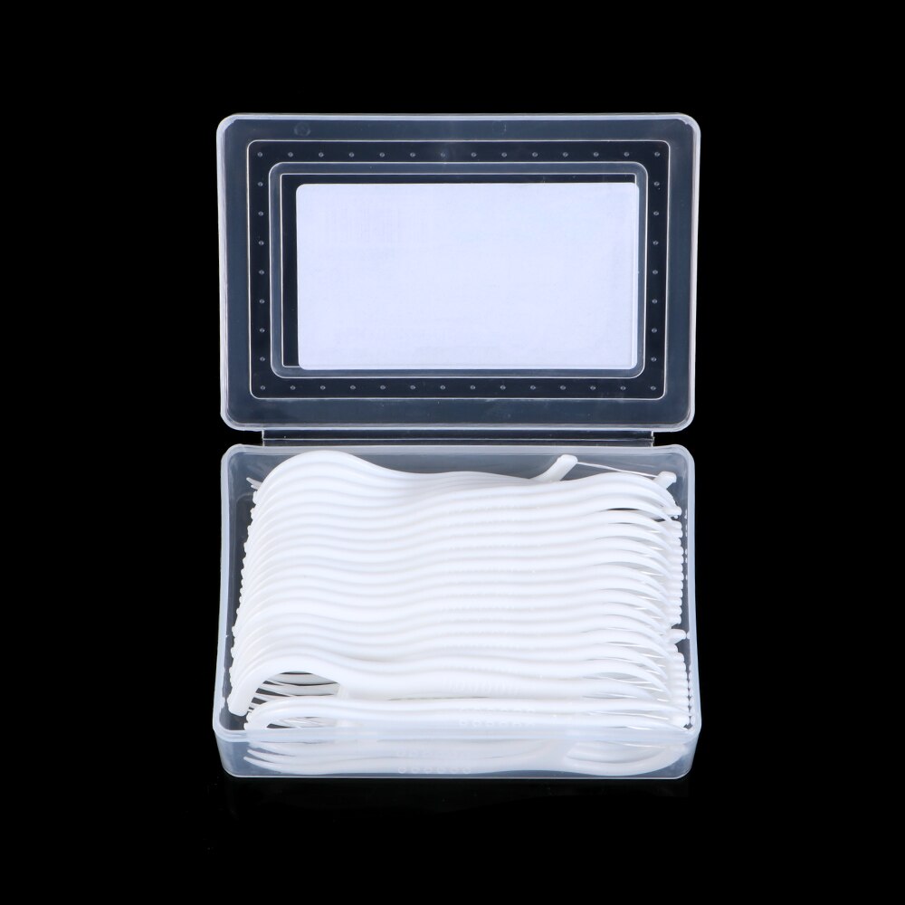 50 Pcs Bamboo Charcoal Dental Floss Teeth Sticks T... – Grandado