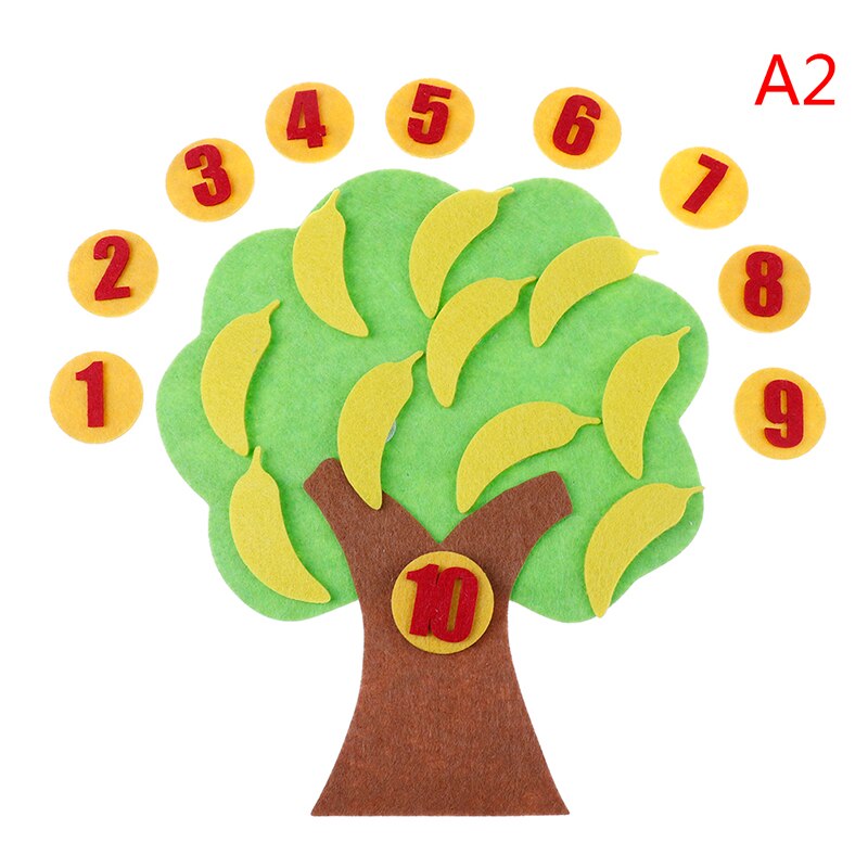 1Pc Felt Cartoon Card Early Teaching Kids by Hands... – Grandado