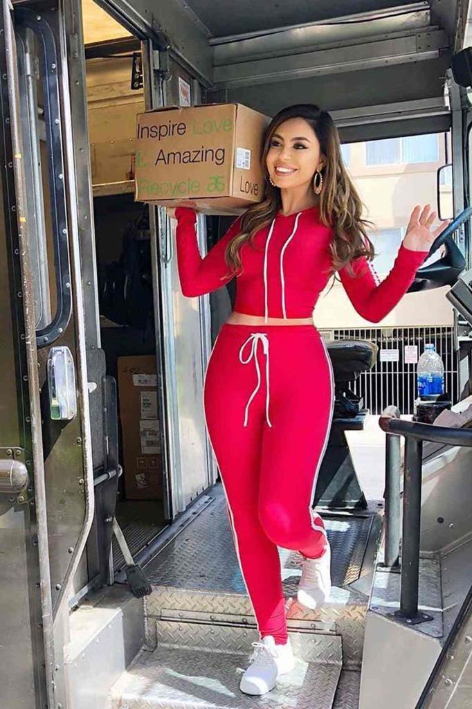 Merry See-Pijama de algodón peinado de chándal, tr... – Grandado