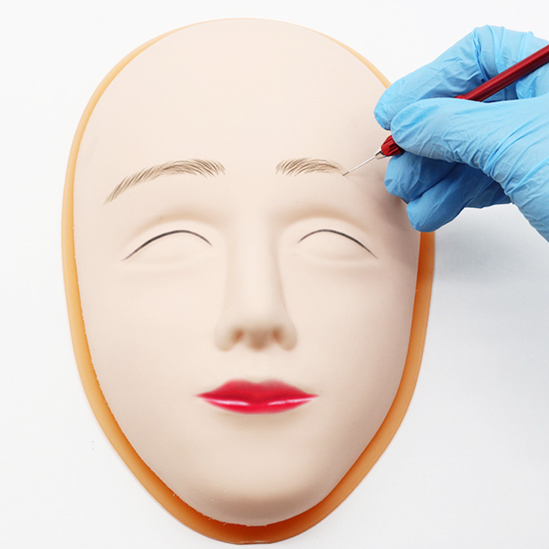 5D Facial For Eyelash Training Head Silicone Pract... – Grandado