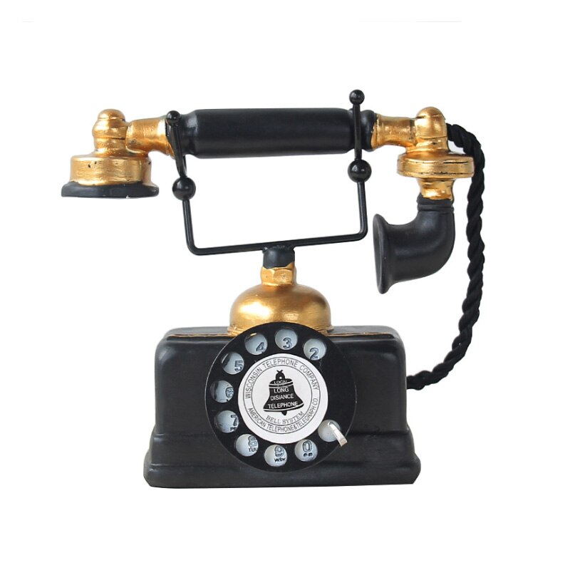 Retro Telephone Model Antique Desktop Vintage Tele... – Grandado