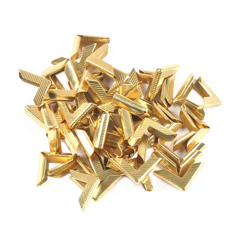 50pcs Vintage Gold Metal Corners DIY Crafts Scrap... – Grandado