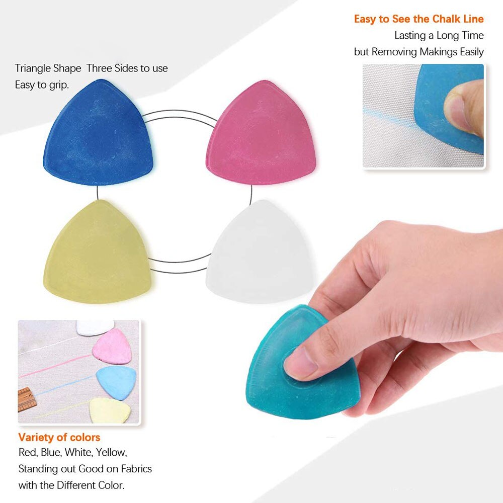 10PCS Tailor's Chalk Triangle Fabric Marker Chalk ... – Grandado