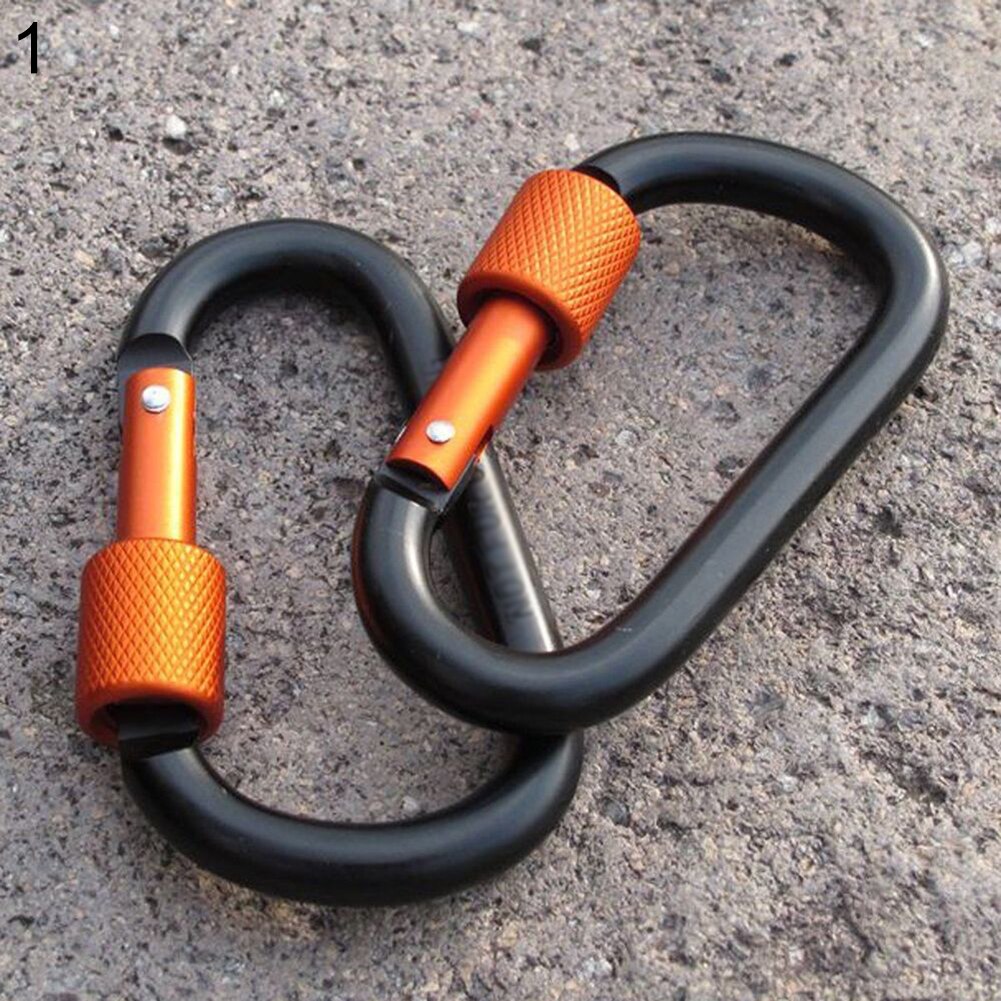 Aluminum Alloy Carabiner D-Ring Shape Key Chain Cl... – Vicedeal